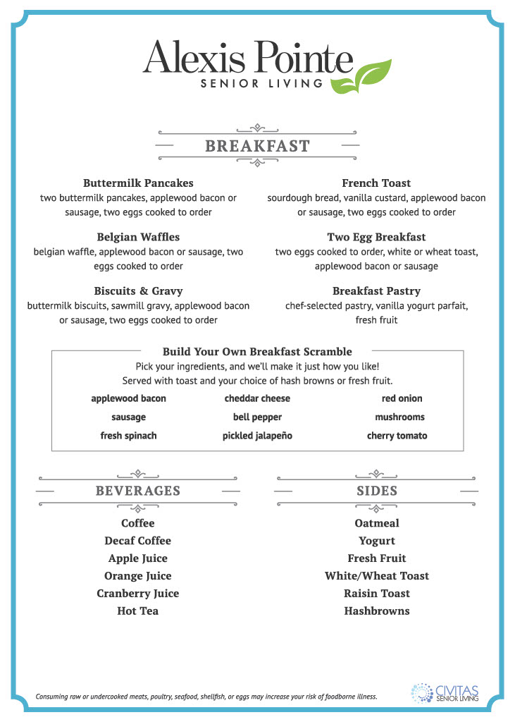 Premium Assisted Living Culinary Program in Wimberley, TX