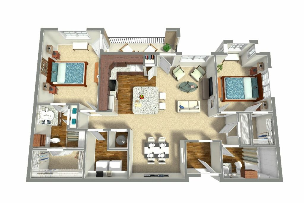 Floor Plans for Senior Apartments in Longview, TX