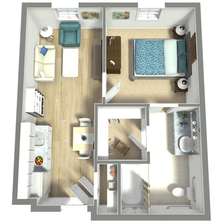Texas Senior Apartment Floor Plans | Harvest of Roanoke