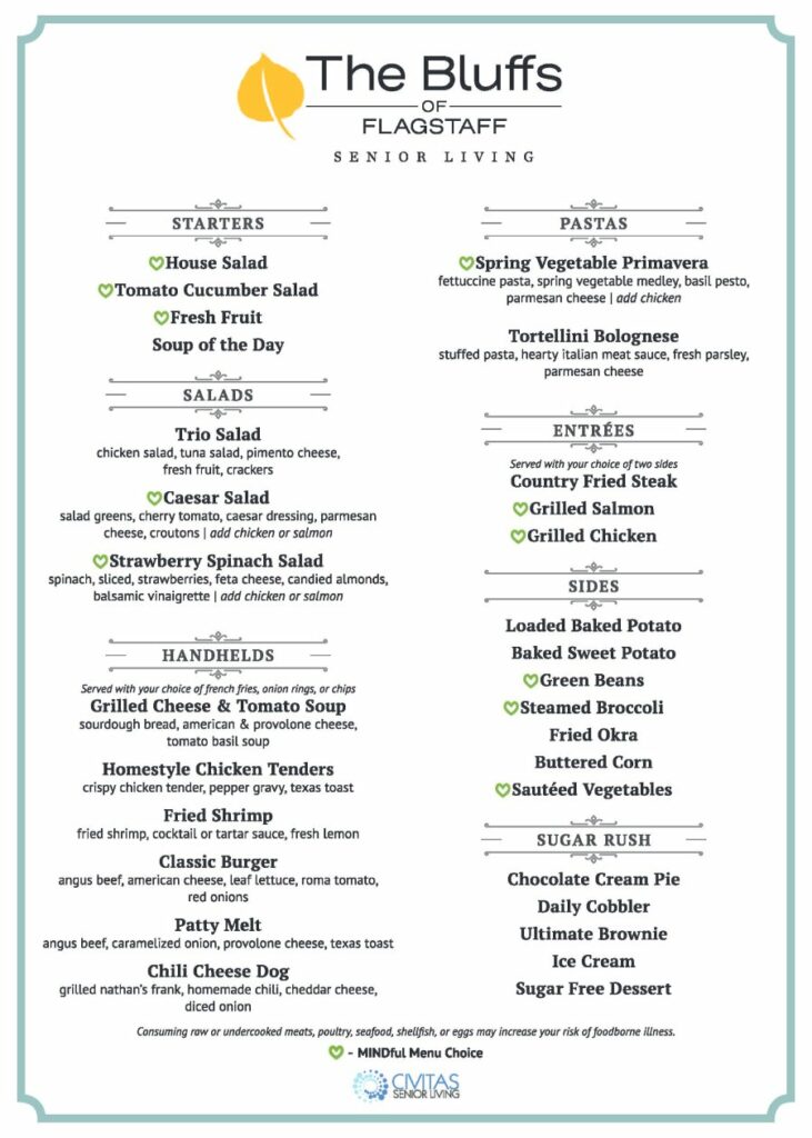 Senior Steakhouse, Bistro & Culinary Program in Flagstaff, AZ